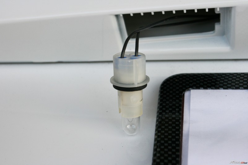 How To Fiesta ST License Plate Frame LED Bulb Replacement Fiesta ST